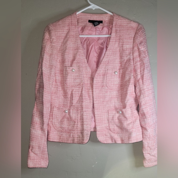 Apostrophe | Jackets & Coats | Womens Apostrophe Pink Tweed Jacket ...